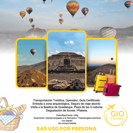 Gio Tours | Tours por Mexico | Visita Teotihuacan, Xocimilco y más